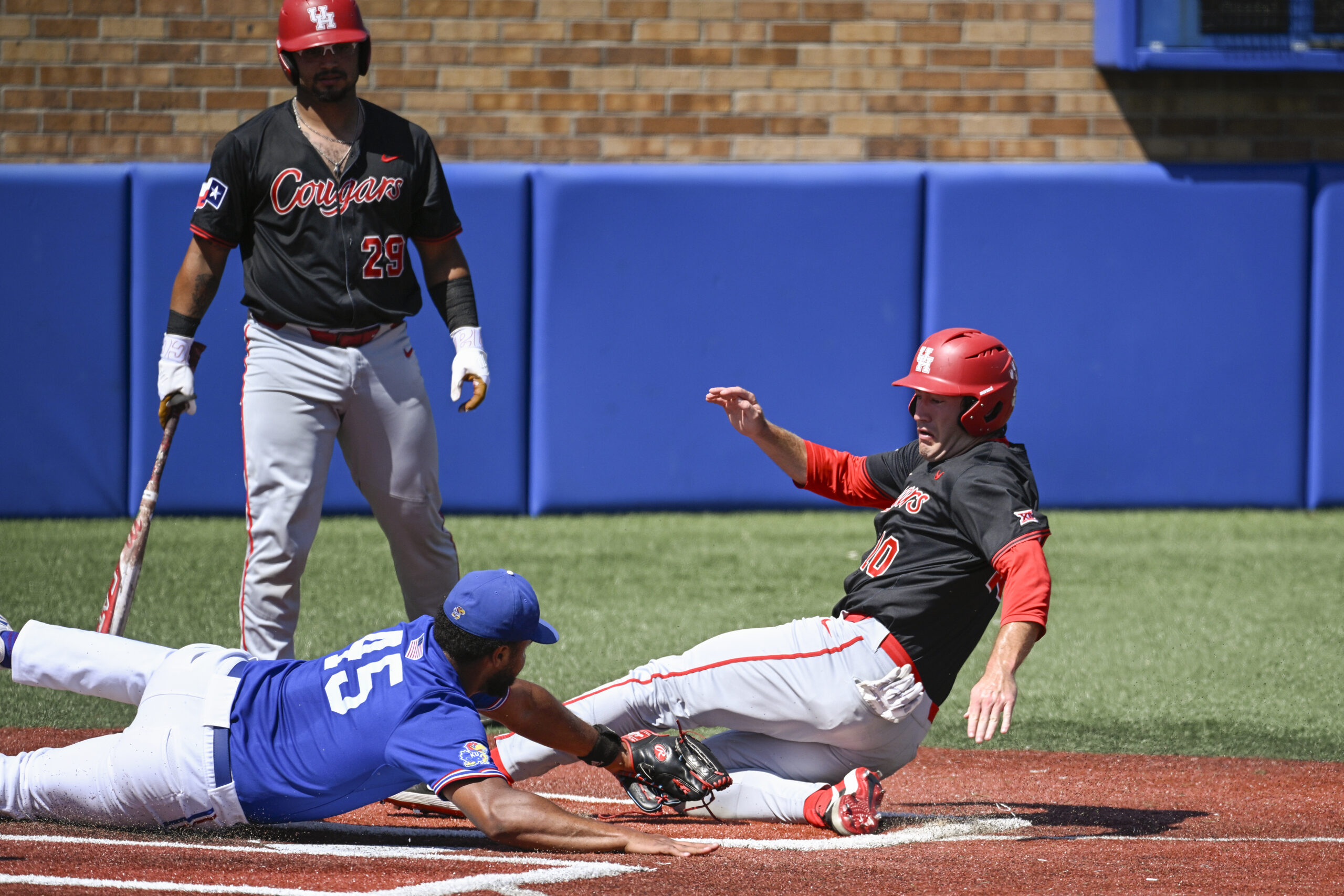 Photo Gallery: KU rallies to beat Houston, 11-9 | News, Sports, Jobs ...